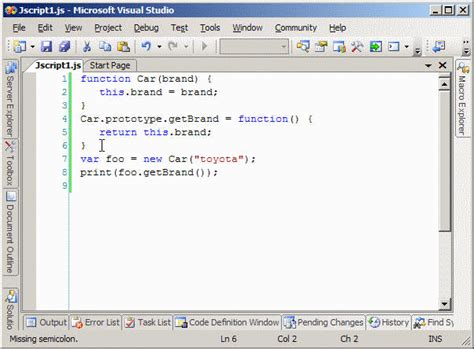 Jslintvs Javascript Verifier For Visual Studio Codeproject