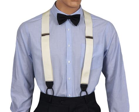 Ivory Barathea Braces Mens Braces Australia