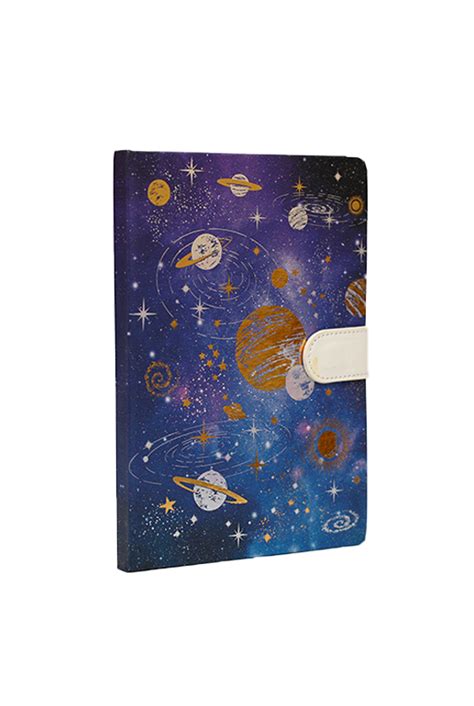 ბლოკნოტი მაგნიტური საკეტით პლანეტები