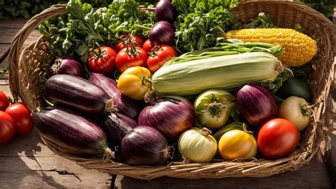 Premium Photo Fresh Assorted Vegetables In A Basket