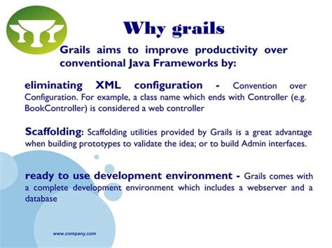 Intoduction To Grails Framework Ppt