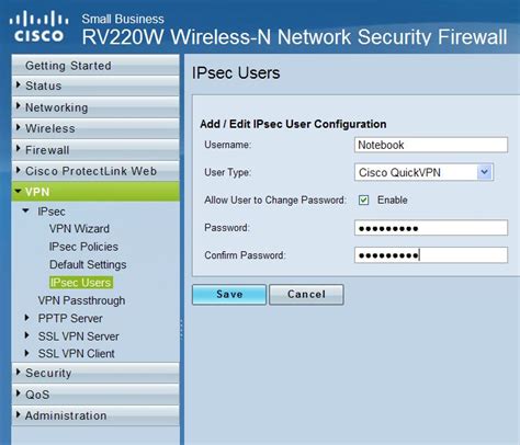 Vpn Configuration On Rv220w Cisco Community