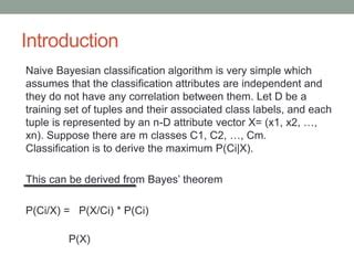 Naive Bayesian Classification PPTX