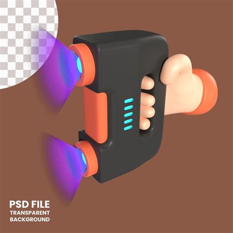 Premium Psd 3d Scanner 3d Illustration Icon