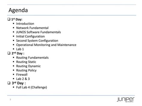 Material Of Course Juniper Jncia Junos Day1 Pptx