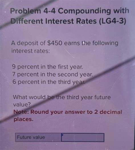 solved problem 4 4 compounding with different interest rates