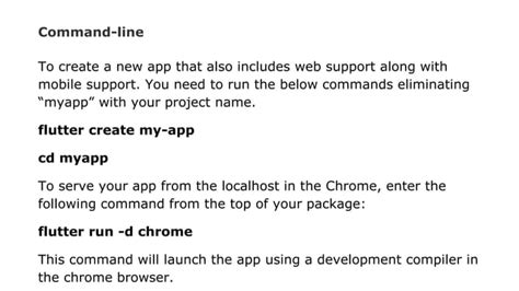 Build Run First Web Application Using Flutter For Web Pptx Internet Computing
