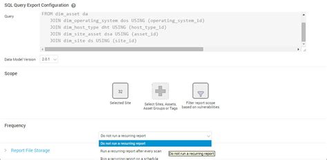 基于sql查询创建报表 Insightvm文档 必威靠谱