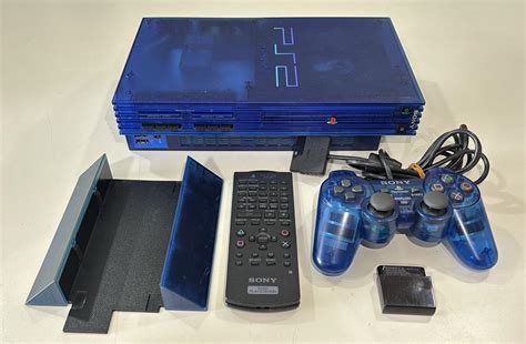 Console Sony Playstation 2 Fat Ocean Blue Scph 37000 Ps2 Fat