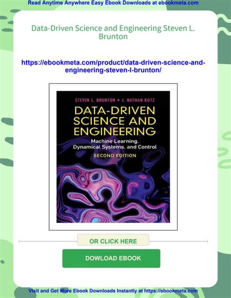 Data Driven Science And Engineering Steven L Brunton Pdf