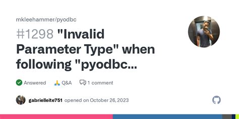 Invalid Parameter Type When Following Pyodbc Objectsrow Section