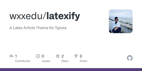 github wxxedu latexify a latex article theme for typora