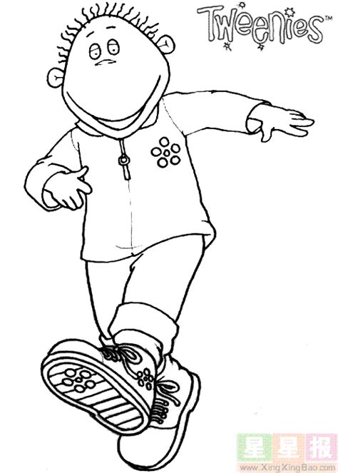 Tweenies跑步简笔画