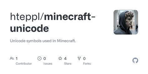 Github Hteppl Minecraft Unicode Unicode Symbols Used In Minecraft
