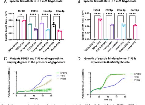 Figure 2 From Evolving Dual Trait Epsp Synthase Variants Using A Synthetic Yeast Selection