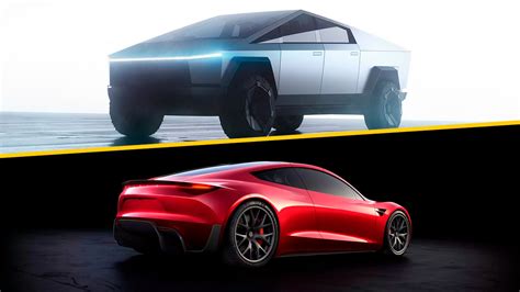 Tesla Cybertruck Ve Roadster Bir Araya Geliyor Shiftdeletenet