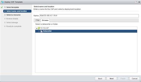Keel Virtualization Deploying Klasos Keel Ova Template On Vmware Vsphere