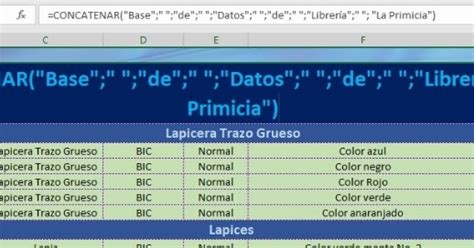 Funciones Avanzadas De Excel Concatenar