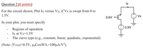 solved 0 6v 4 question 2 6 points for the circuit shown