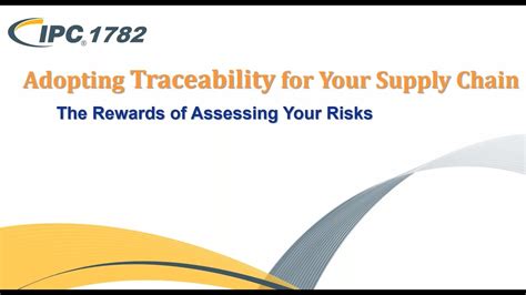 Ipc Webinar On New Traceability Standard Youtube