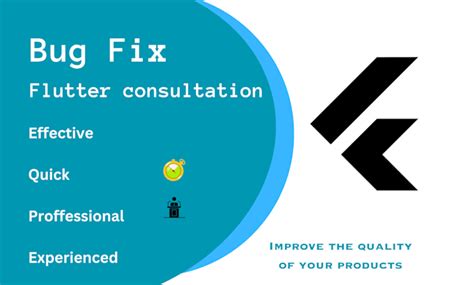 Quickly And Effectively Fix Bugs In Your Flutter App By Felixdoes Fiverr