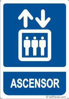 Placa Señal Ascensor Se180