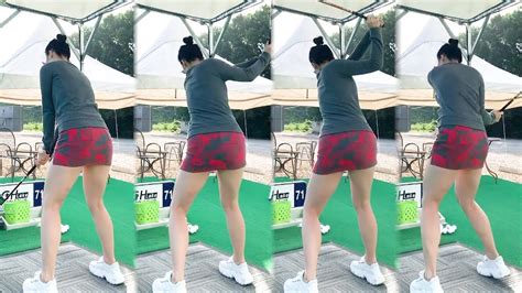 멋진 하체턴과 최고의 임펙트 Klpga 노주영 프로의 스윙 Youtube
