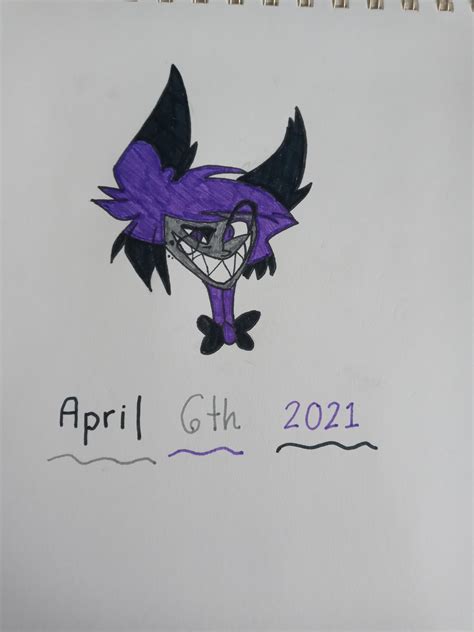 I Drew Alastor With The Ace Flag Colors For International Asexuality