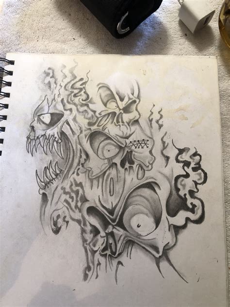 Pin By Mr Teriyaki On Ruff Art In 2025 Cool Tattoo Drawings Skull Tattoo Design Skull Art