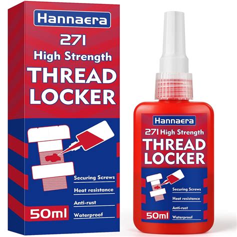 Thread Locker High Strength 271 Locktight And Seal Nuts Bolts Fasteners And Metals Red