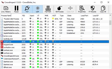scan running processes for malware with crowdinspect betanews