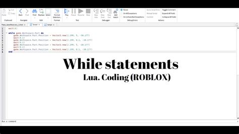 While true do statements Roblox scripting tutorial ep.3 - YouTube