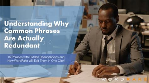 Redundant Phrasing Is Built Into The English Language We Dont Always
