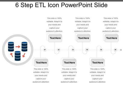 Step Etl Icon Powerpoint Slide PowerPoint Slide Template Presentation Templates PPT Layout