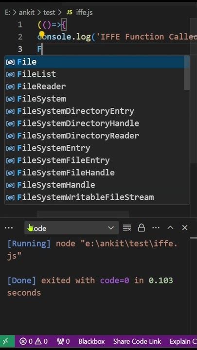An Immediately Invoked Function Expression Iife Coding Javascript Nodejs Programming Youtube