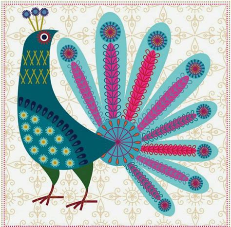 Peacock Illustration Art Print