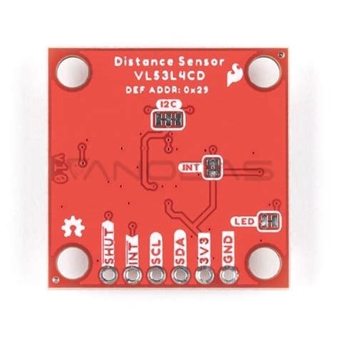 Vl53l4cd Time Of Flight Distance Sensor 1 1300mm I2c Qwiic Sparkfun Sen 18993