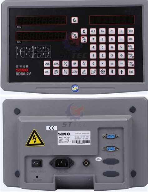 SINO Axis Dro Digital Readout With Pcs SDS V Linear Scales Complete DRO Kit Free