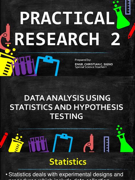 Pr2 Lesson 6 Data Analysis Using Pdf Statistics Variance