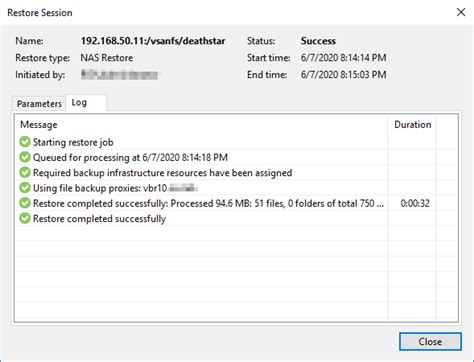 Sysadmin Stories Veeam Nas Backup File Restore Options