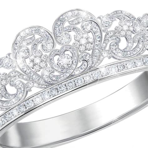 Princess Diana Tiara Ring Sterling Silver Princess Diana Queen Of