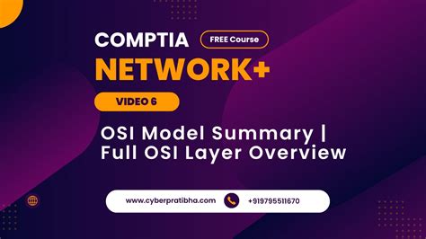Video 6 Osi Model Summary Full Osi Layer Overview For Comptia Network