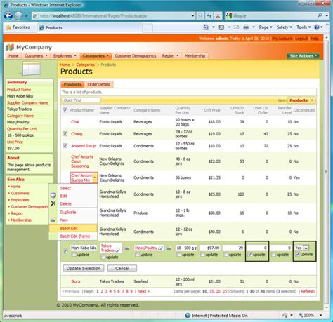code on time globalization localization multi select batch editing…