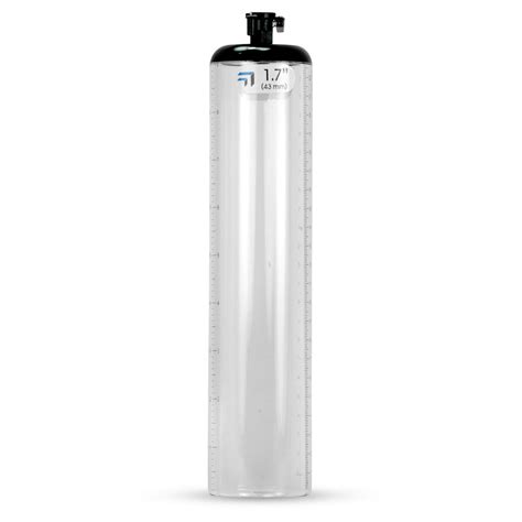 Leluv Thick Walled Penis Pump Cylinder Seamless Untapered Clear Acrylic