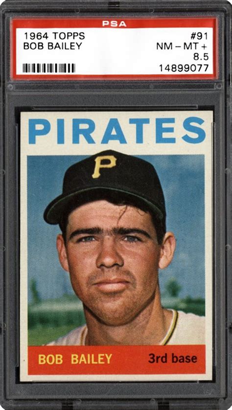 1964 Topps Bob Bailey Psa Cardfacts®