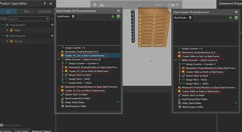 Feeder Process Stacking Products Process Modeling Visual Components The Simulation Community
