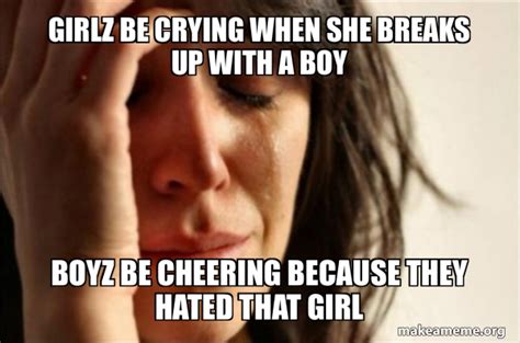 First World Problems Crying Girl Meme