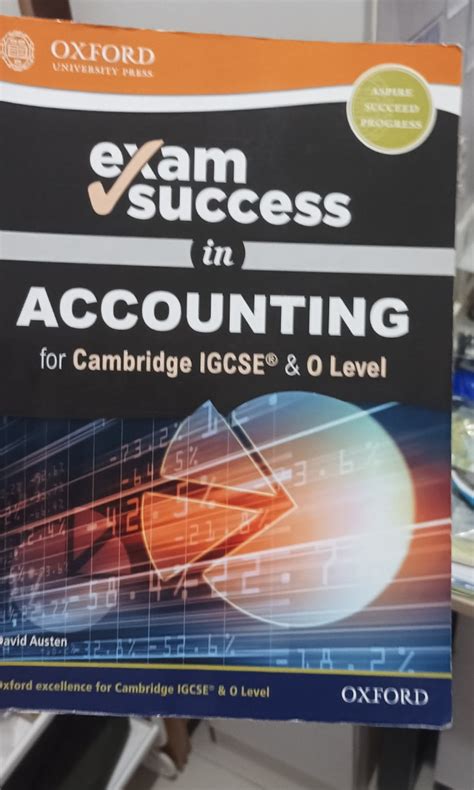 Cambridge Igcse Accounting Textbook Exam Success Hobbies And Toys Books