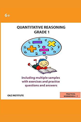 Quantitative Reasoning Grade 1 Including Multiple Samples Exercises