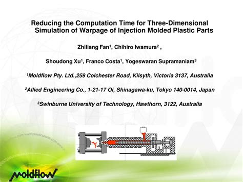 Pdf Reducing The Computation Time For Three Dimensional Simulation Of Warpage Of Injection